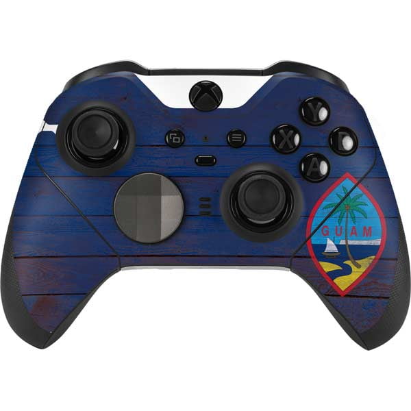 Skinit Guam Flag Dark Wood Xbox Elite Wireless Controller Series 2 Skin ...