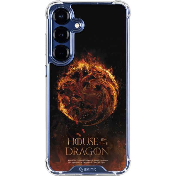 Skinit HBO House of the Dragon Flaming Tararyen Sigil Galaxy S25 Plus ...