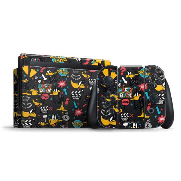 Skinit Looney Tunes Daffy Duck Patches Nintendo Switch Bundle Skin ...