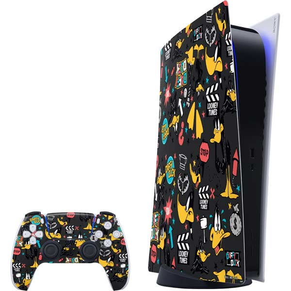 Skinit Looney Tunes Daffy Duck Patches PS5 Digital Edition Bundle Skin ...