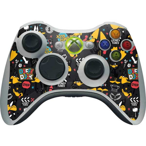 Skinit Looney Tunes Daffy Duck Patches Xbox 360 Wireless Controller ...