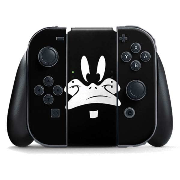 Skinit Looney Tunes Daffy Duck Plain Black and White Nintendo Switch ...