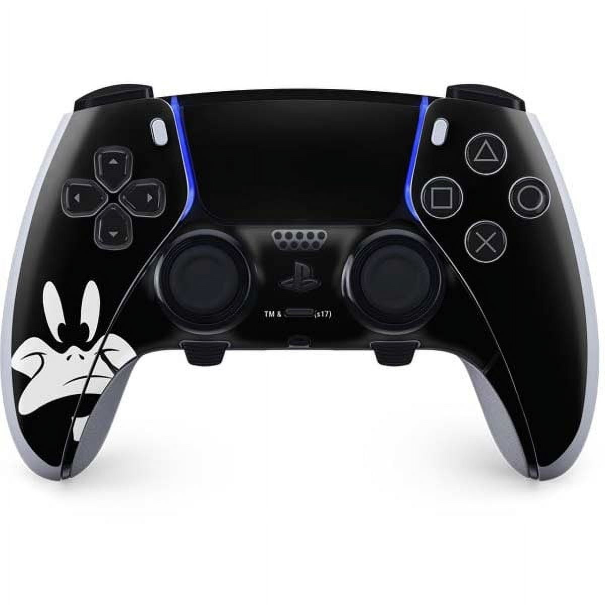 Skinit Looney Tunes Daffy Duck Plain Black and White PS5 DualSense Edge ...