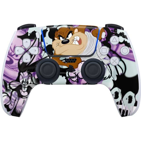 Skinit Looney Tunes Splatter Paint Tasmanian Devil PS5 Controller Skin ...