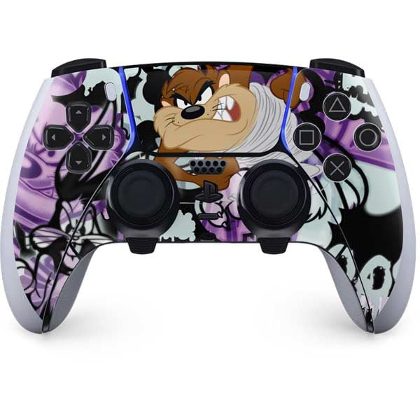 Skinit Looney Tunes Splatter Paint Tasmanian Devil PS5 DualSense Edge ...