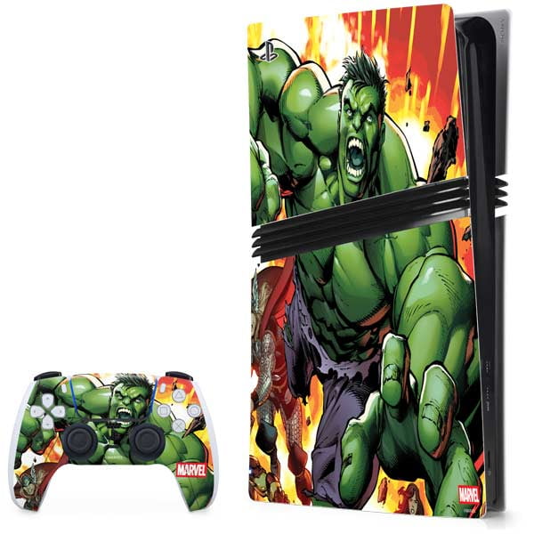 Skinit Marvel Avengers Assemble Hulk PS5 Pro Bundle Skin - Walmart.com