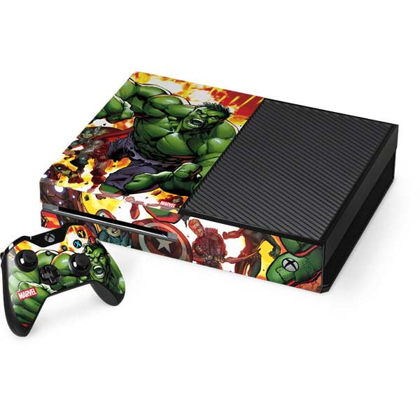 Skinit Marvel Avengers Assemble Hulk Xbox One Console and Controller ...