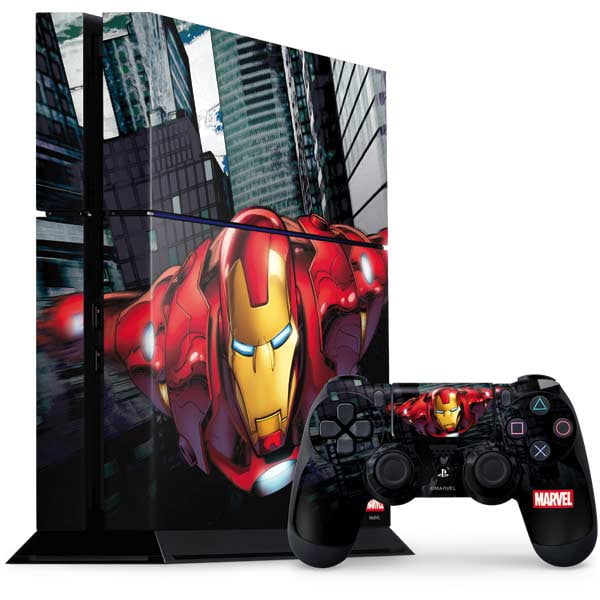 Skinit Marvel Avengers Assemble Iron Man PS4 Console and Controller ...
