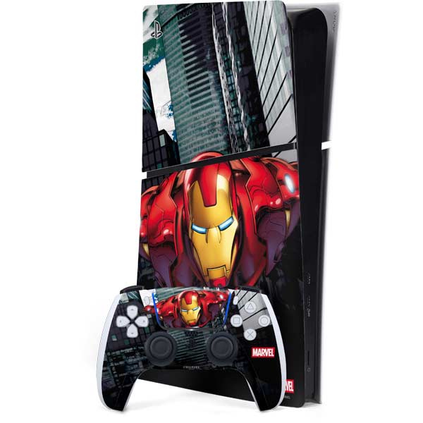 Skinit Marvel Avengers Assemble Iron Man PS5 Slim Digital Edition ...