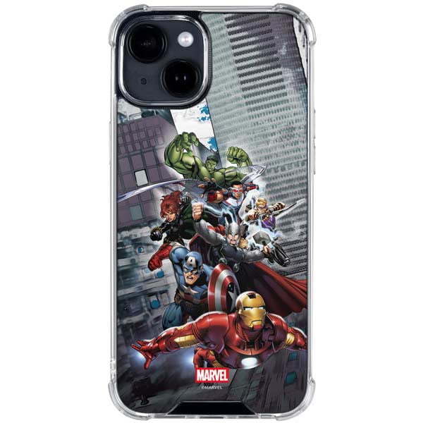 Skinit Marvel Avengers Attack iPhone 15 Clear Case - Walmart.com