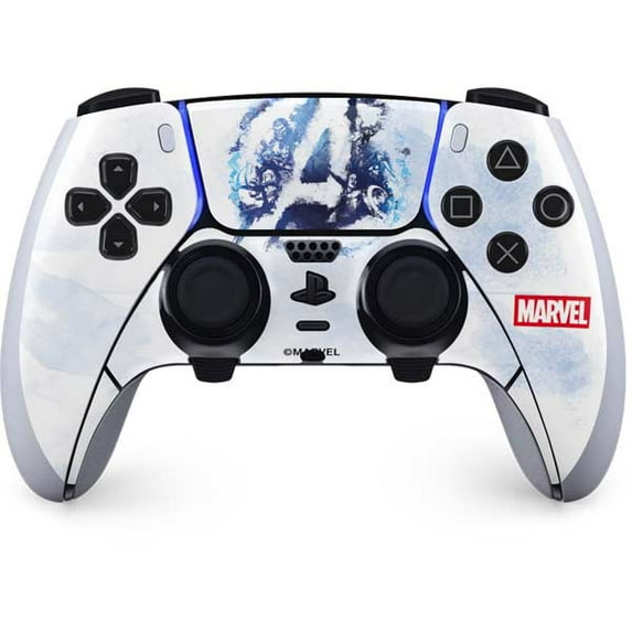 Skinit Marvel Avengers Blue Logo PS5 DualSense Edge Pro Controller Skin ...