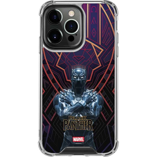 Skinit Marvel Black Panther Wakanda Salute iPhone 15 Pro Clear Case ...