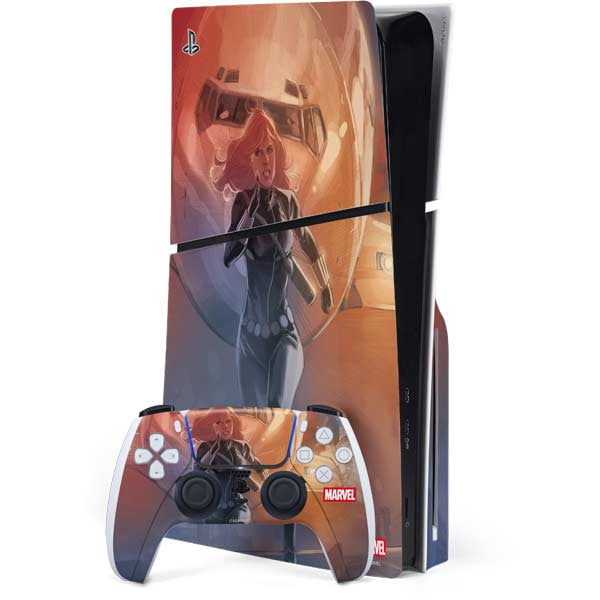 Skinit Marvel Black Widow Running PS5 Slim Disk Bundle Skin - Walmart.com