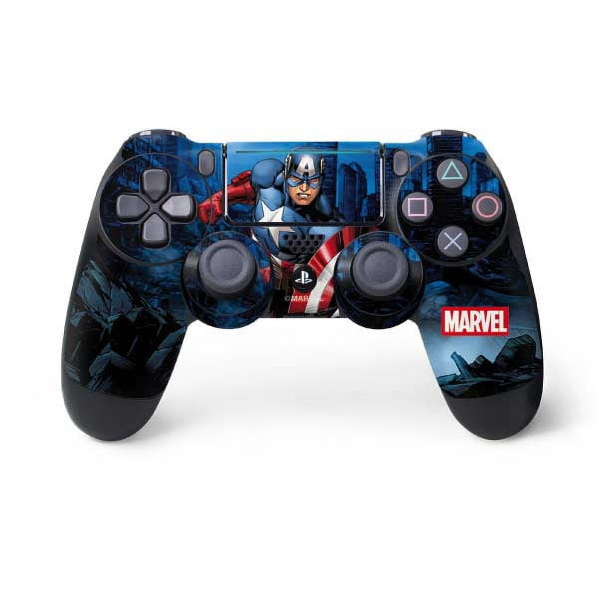 Skinit Marvel Captain America Portrait PS4 Pro/Slim Controller Skin ...