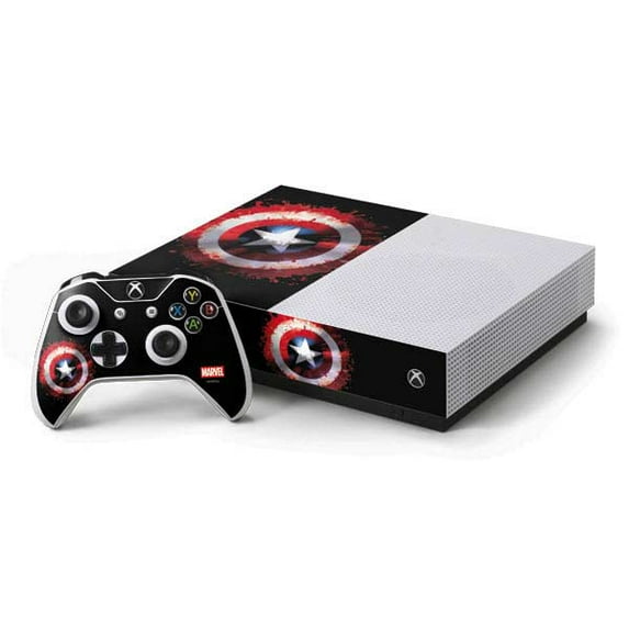Skinit Marvel Captain America Star Shield Xbox One S All-Digital ...