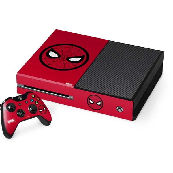 Skinit Marvel Spiderman Spiderman Emblem Xbox One Console and ...