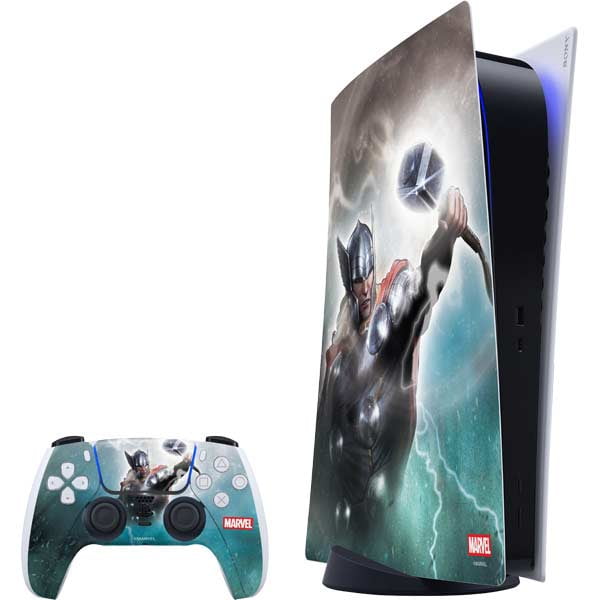 Skinit Marvel Thor Mighty Thor PS5 Digital Edition Bundle Skin ...