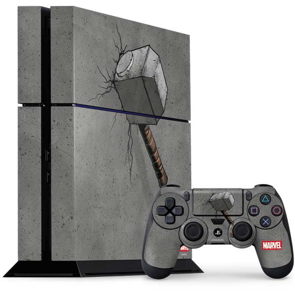 Skinit Marvel Thor Thors Hammer Mjolnir PS4 Console and Controller ...