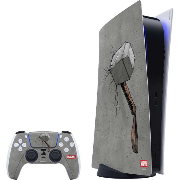 Skinit Marvel Thor Thors Hammer Mjolnir PS5 Digital Edition Bundle Skin ...