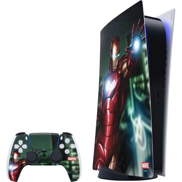 Skinit Marvel Tony Stark Iron Man PS5 Digital Edition Bundle Skin ...