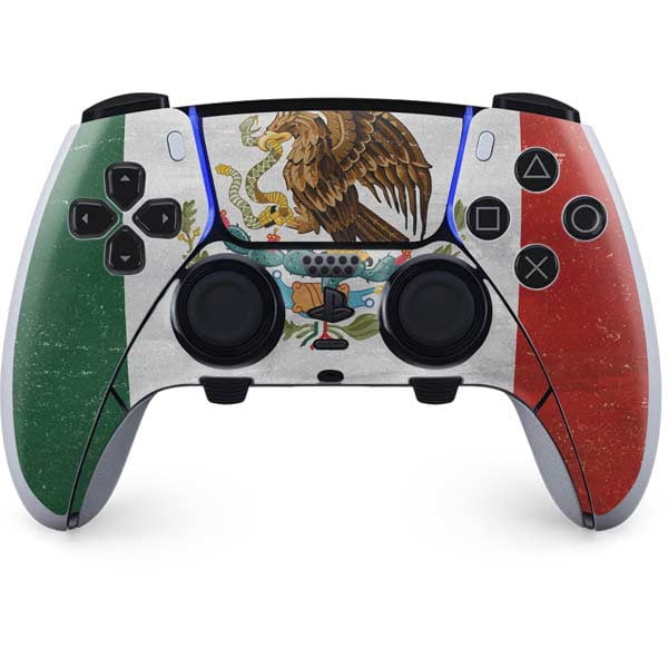 Skinit Mexico Flag Distressed PS5 DualSense Edge Pro Controller Skin ...