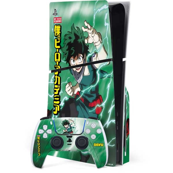 Skinit My Hero Academia Deku Season 3 PS5 Slim Disk Bundle Skin ...