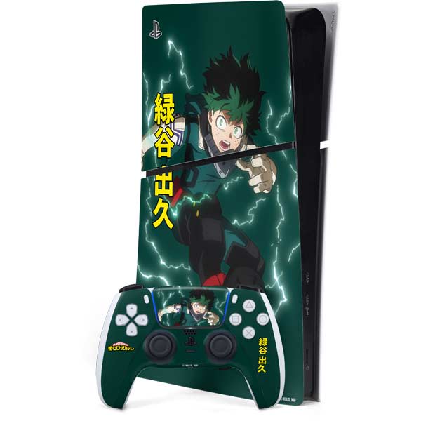 Skinit My Hero Academia Deku Season 4 PS5 Slim Digital Edition Bundle ...