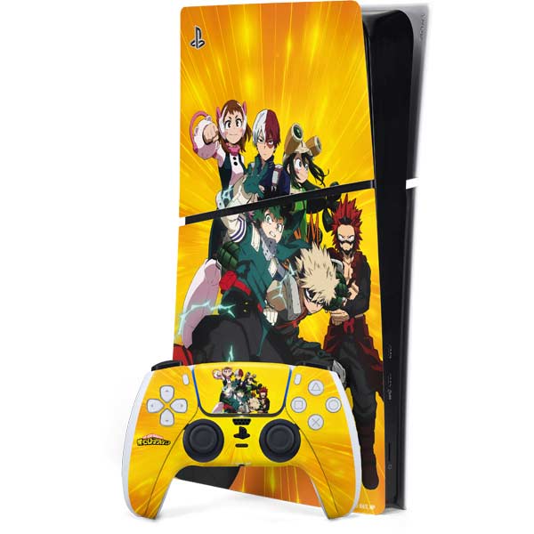 Skinit My Hero Academia Deku and Baku Team Season 6 PS5 Slim Digital ...