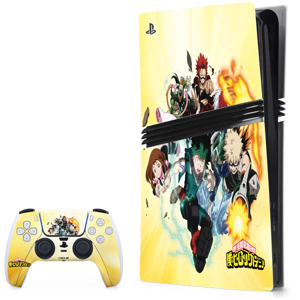 Skinit My Hero Academia Hero Team Season 4 PS5 Pro Bundle Skin ...