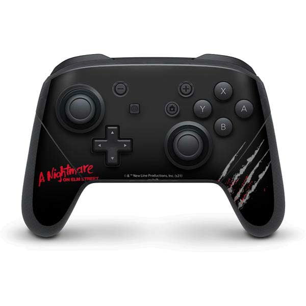 Skinit Nightmare on Elm Street Freddy Krueger Slash Nintendo Switch Pro ...