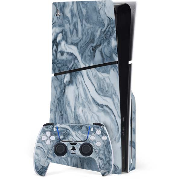 Skinit Ocean Blue Marble PS5 Slim Disk Bundle Skin - Walmart.com
