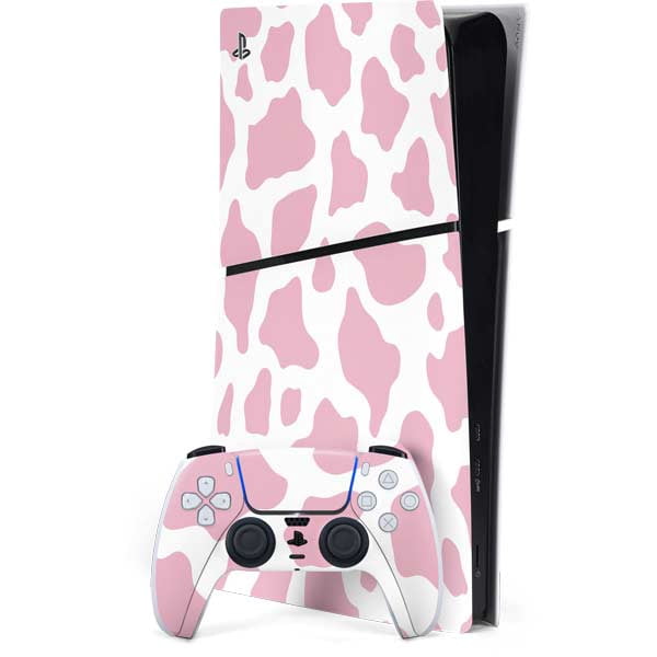 Skinit Pink Cow Print PS5 Slim Digital Edition Bundle Skin - Walmart.com