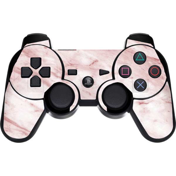 Skinit Pink Marble PS3 Dual Shock wireless controller Skin - Walmart.com