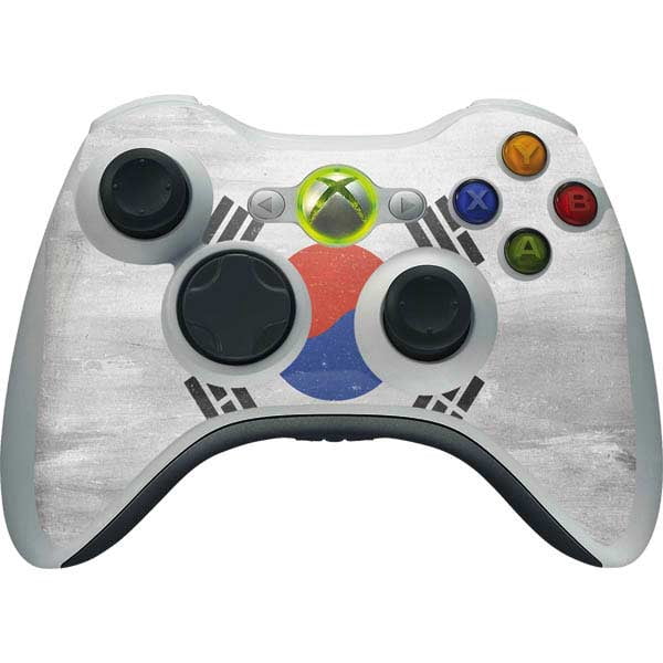 Skinit South Korean Flag Distressed Xbox 360 Wireless Controller Skin ...