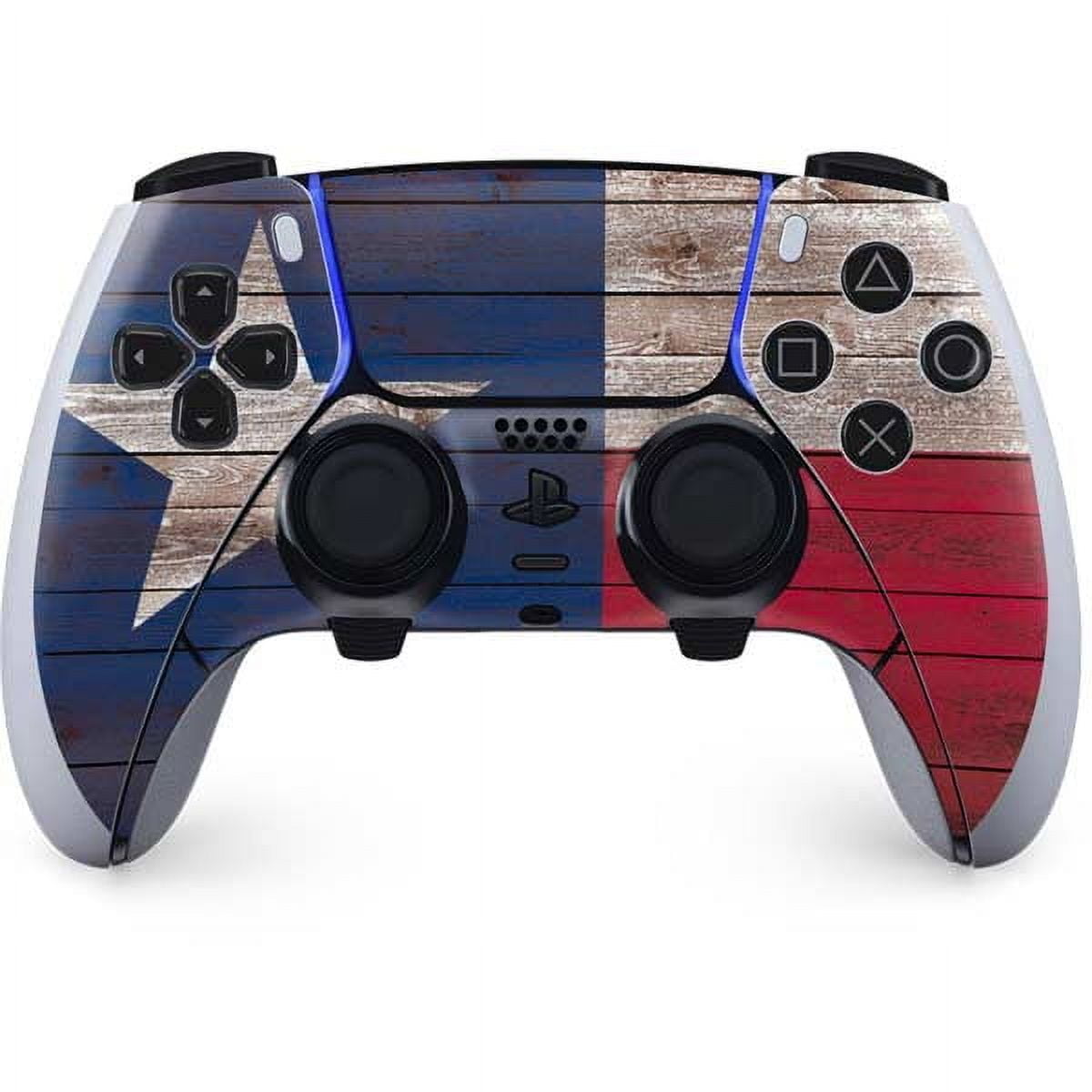 Skinit Texas Flag Dark Wood PS5 DualSense Edge Pro Controller Skin ...
