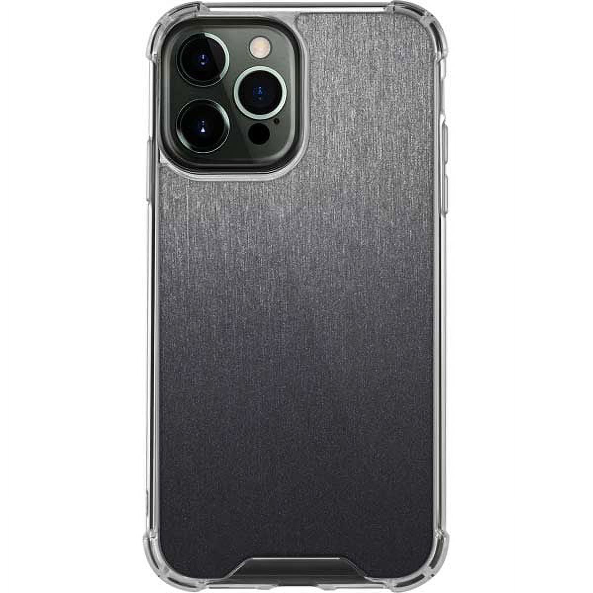 Skinit Textures Brushed Steel Texture iPhone 13 Pro Max Clear Case ...