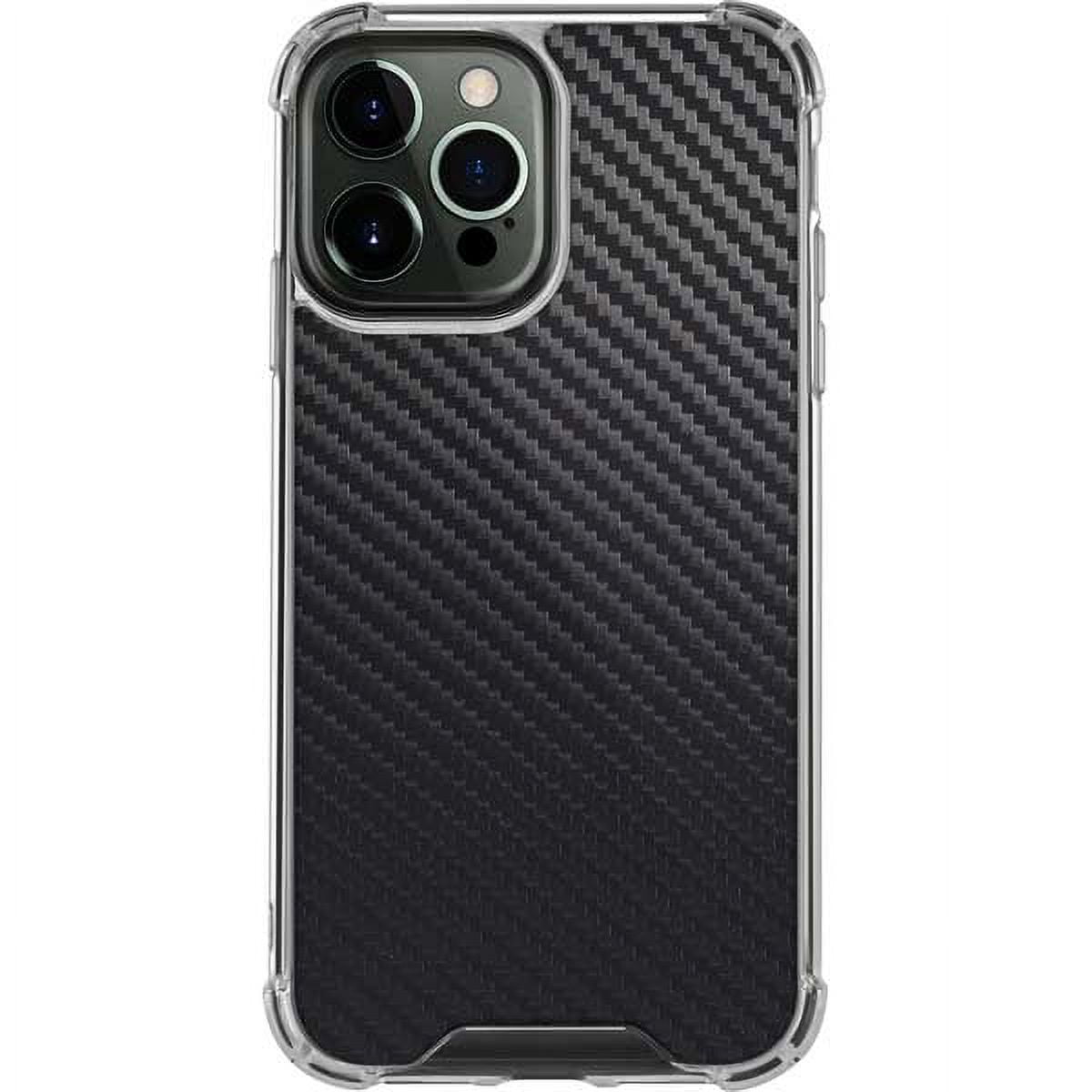 Skinit Textures Carbon Fiber iPhone 13 Pro Max Clear Case - Walmart.com