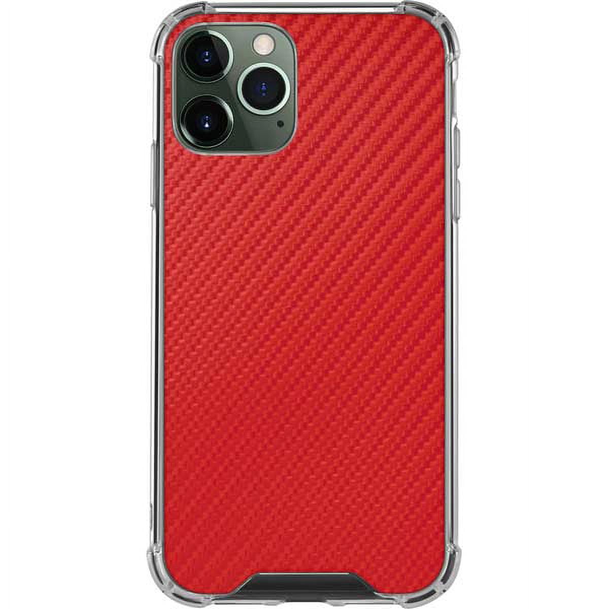 Skinit Textures Red Carbon Fiber iPhone 12 Pro Max Clear Case - Walmart.com