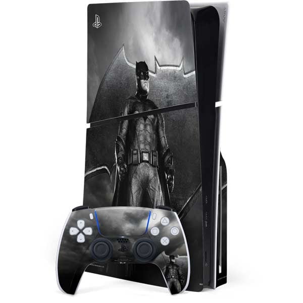 Skinit The Justice League (2017) Batman Poster PS5 Slim Disk Bundle ...