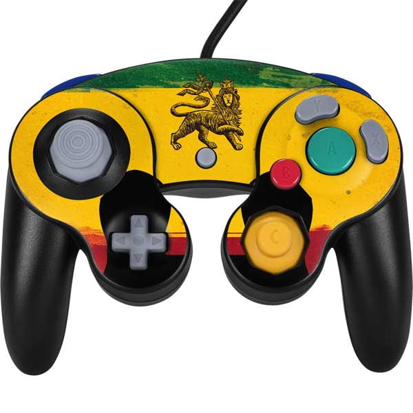 Skinit The Lion of Judah Rasta Flag Nintendo GameCube Controller Skin ...