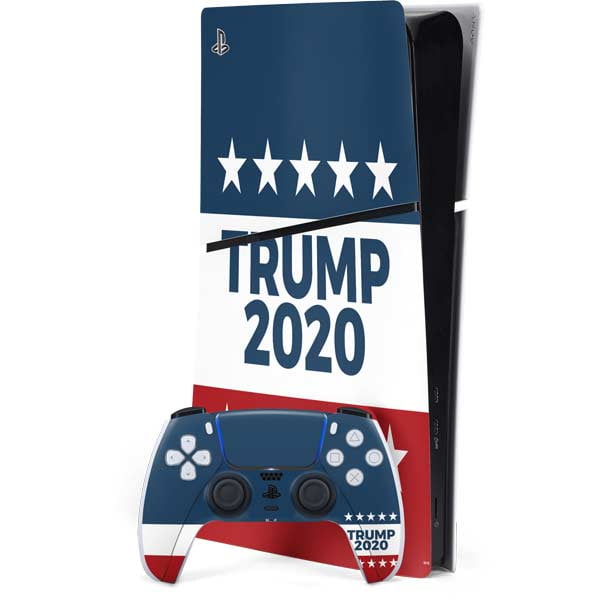 Skinit Trump 2020 Red White and Blue PS5 Slim Digital Edition Bundle ...