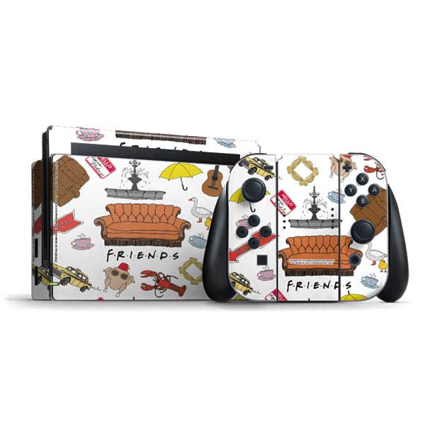 Skinit Warner Bros Classic FRIENDS Icons Nintendo Switch Bundle Skin ...