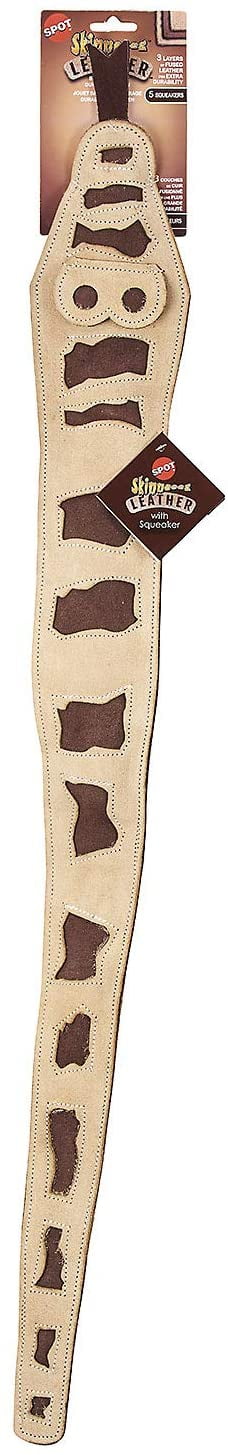 SPOT Skinneeez Leather Stuffing Free Large Dog Toy 36-Inch Snake With ...