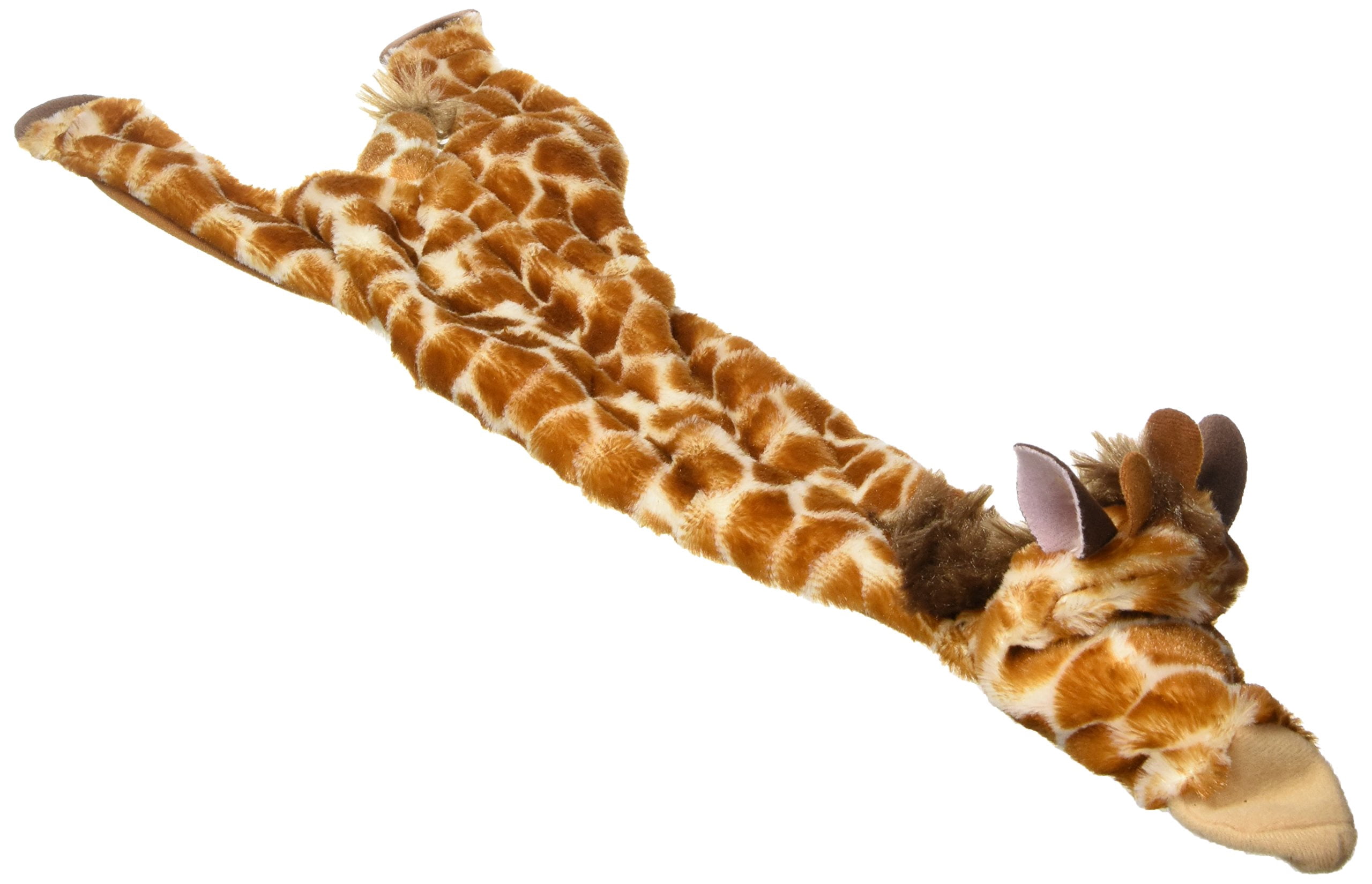 Skinneeez Stuffless Dog Toy with Squeaker | Plush Tug of War Giraffe ...