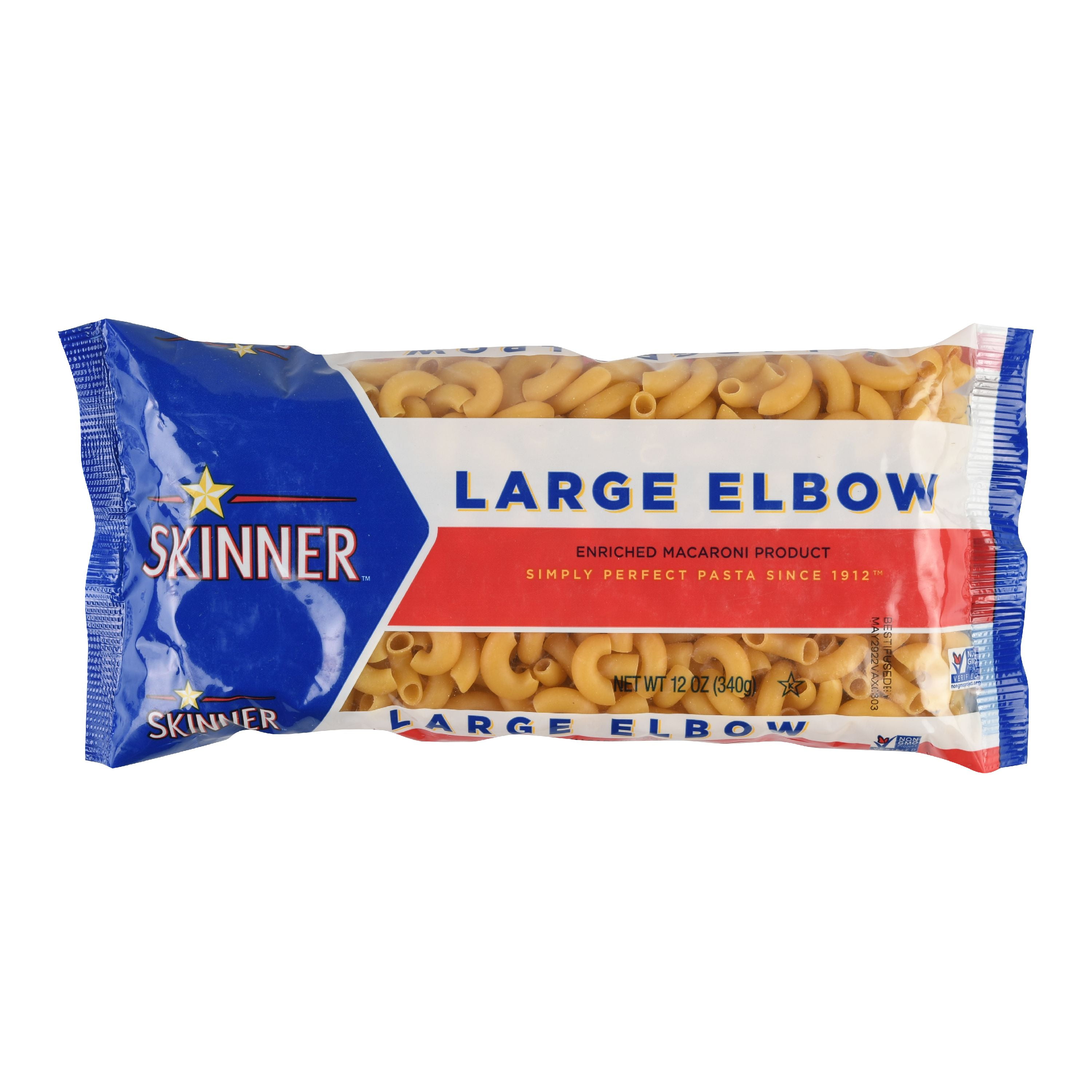 Skinner Large Elbow Pasta 12 oz Classic Macaroni for Baked, Salad, and ...