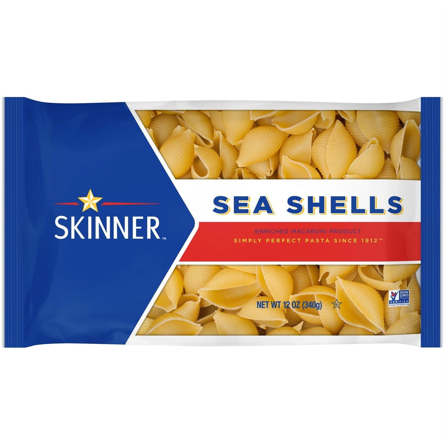 Skinner Enriched Medium Shaped Sea Shell Pasta, 12 oz - Walmart.com