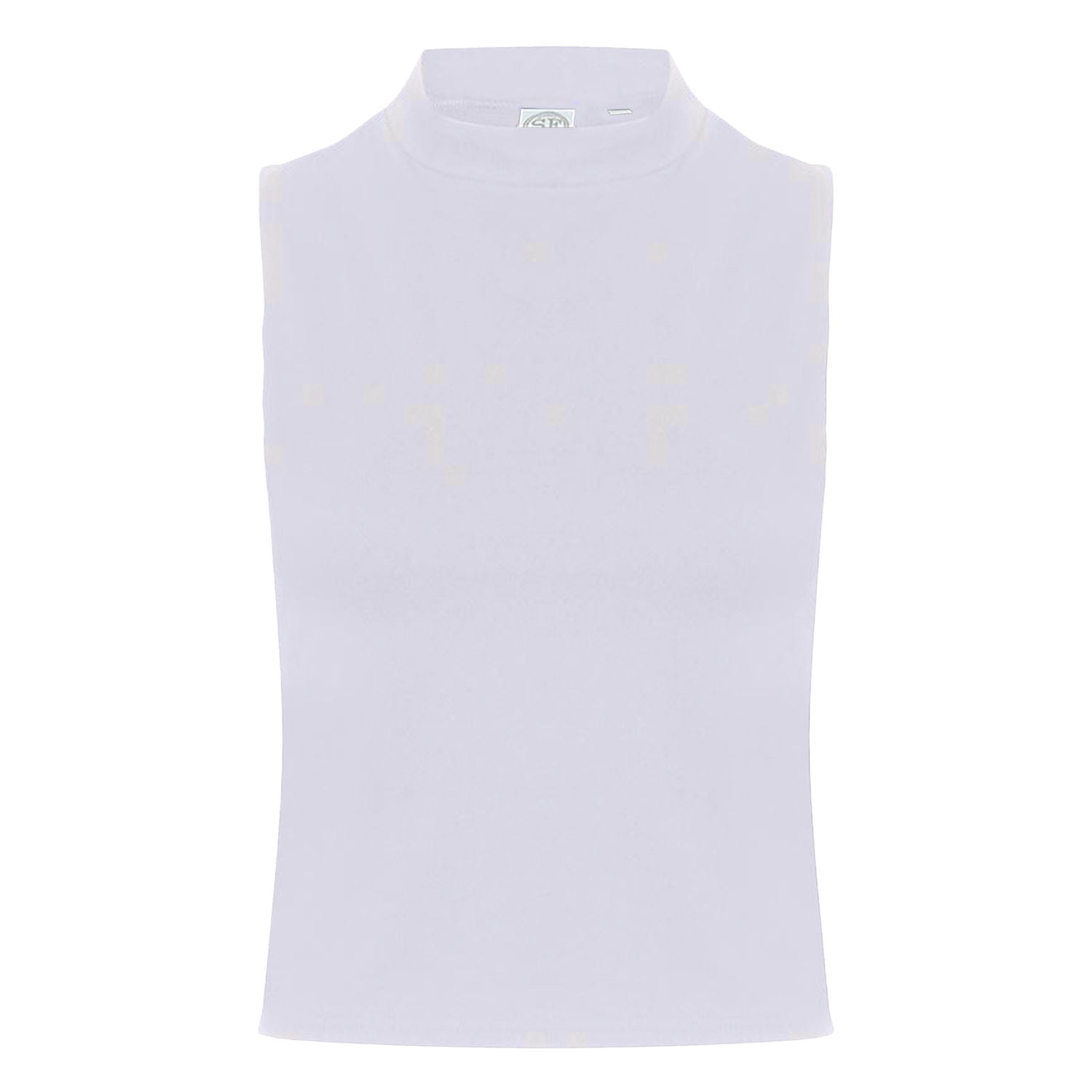 Skinni Fit Womens High Neck Crop Vest Top - Walmart.com