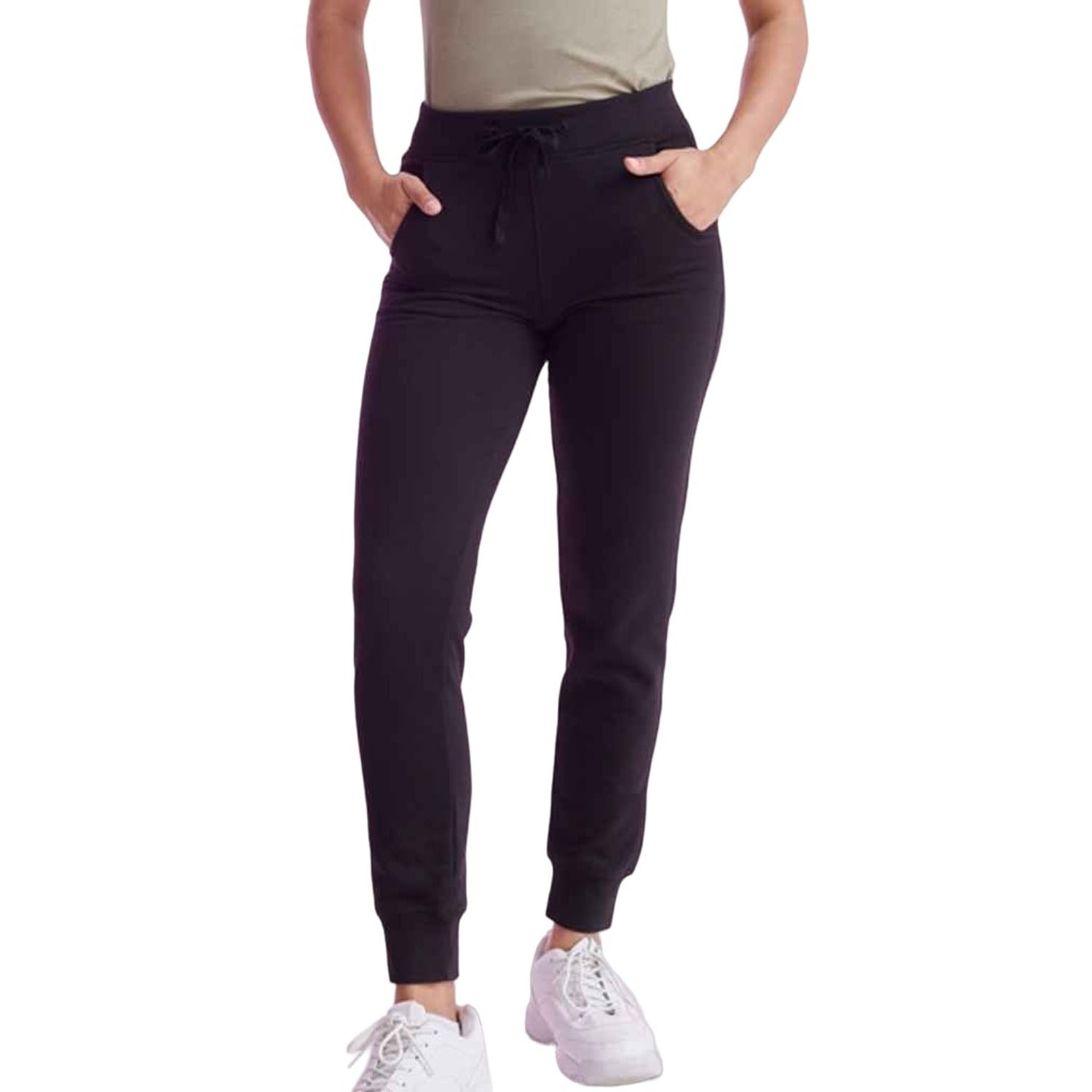 Skinni Fit Womens Polycotton Cuffed Slim Sweatpants - Walmart.com