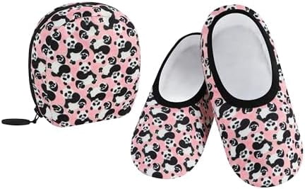 Skinnies Packable and Foldable Travel Slippers for Women with Zipper ...