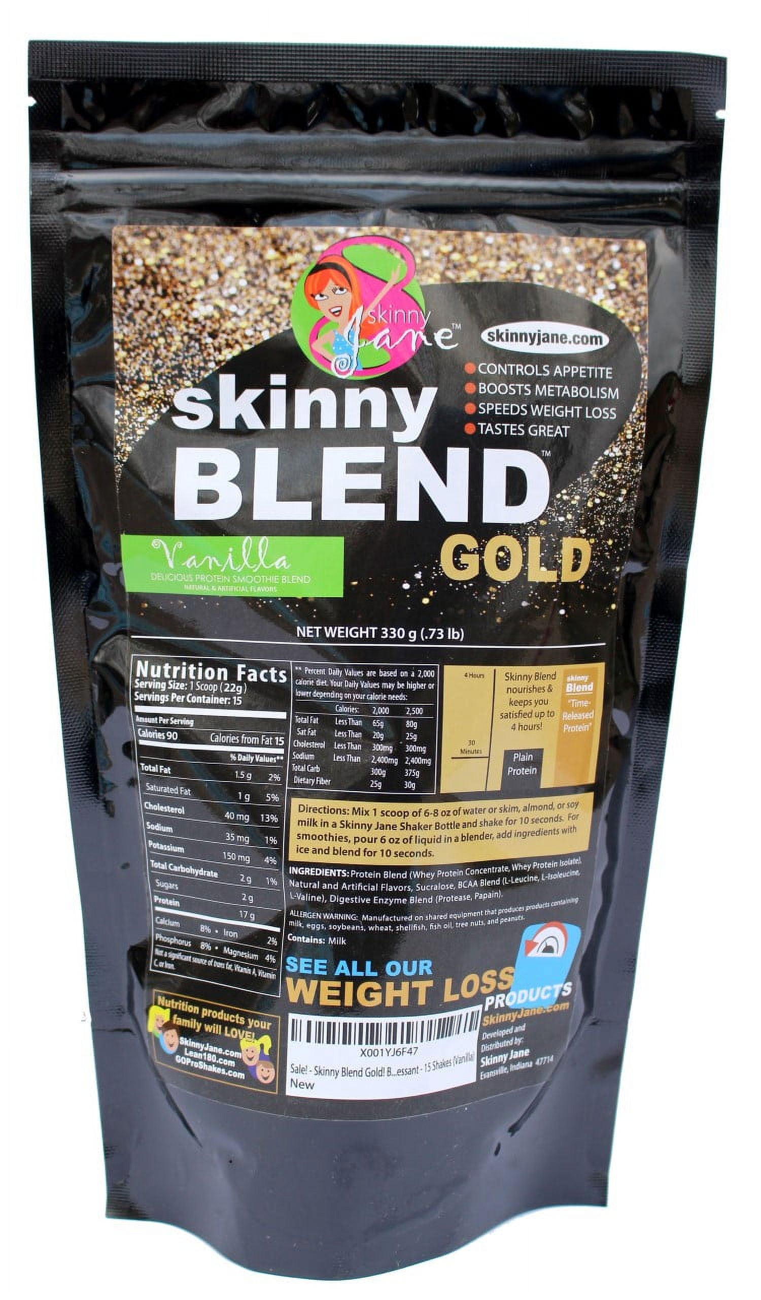 Skinny Blend Gold! Best Tasting Protein Shake for Women, Delicious ...